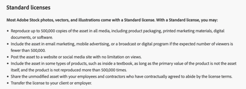 Adobe Stock License Explained: Standard; Enhanced and Extended Licensing