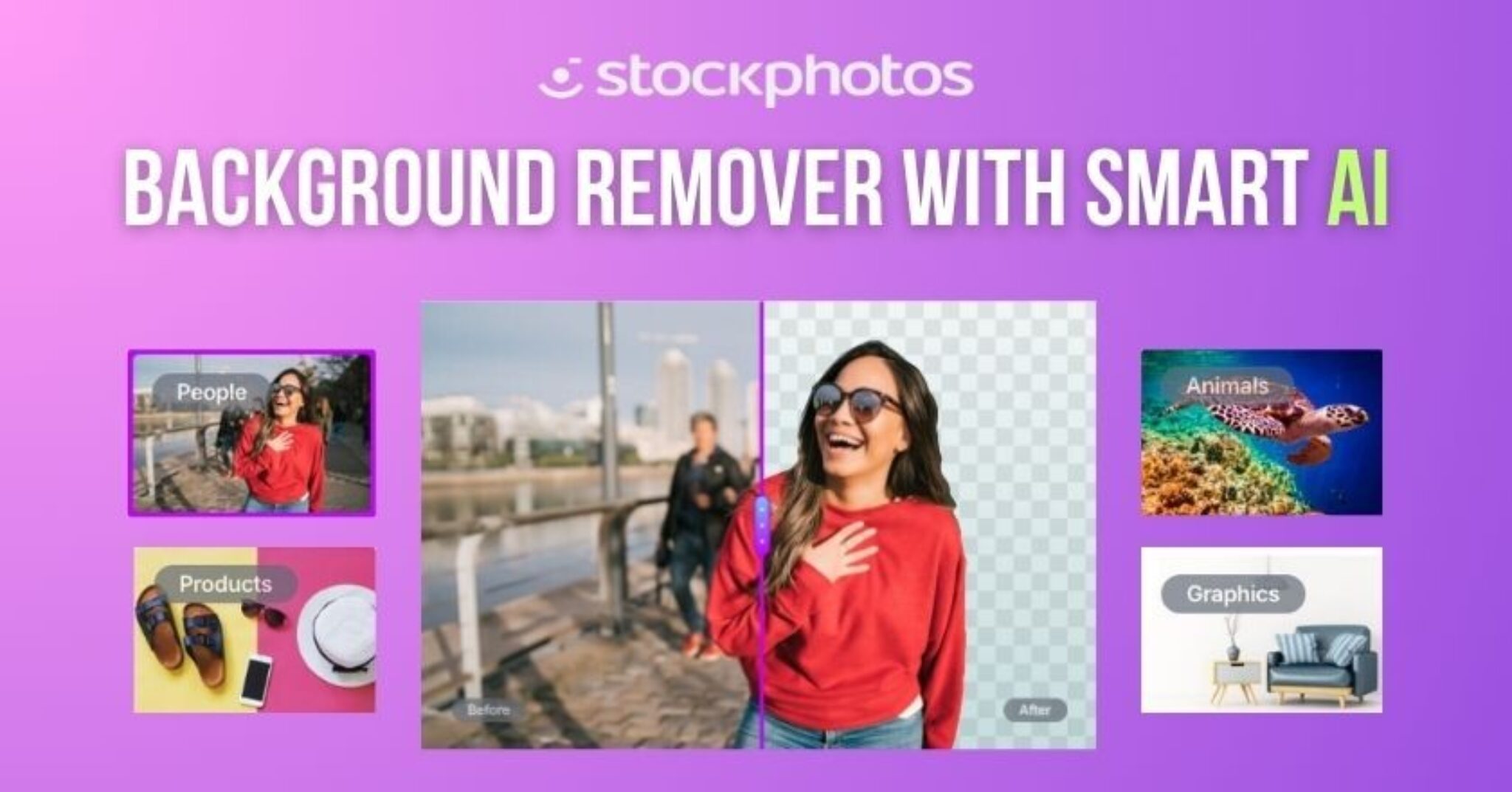 Stockphotos.com BG Remover: Fast AI Background Removal